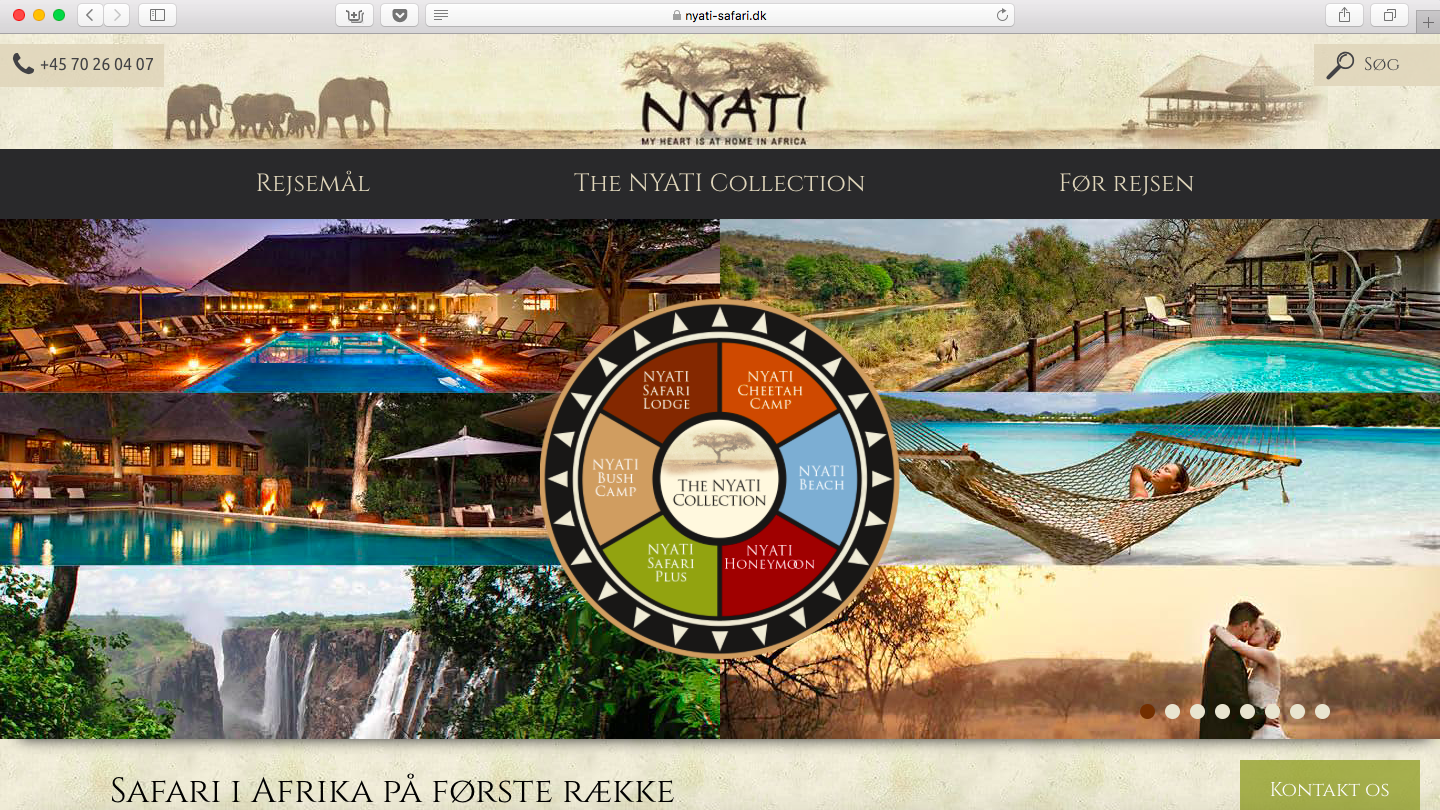 Ny hemsida för NYATI Safari | Resor till Sydafrika - Nyati Safari